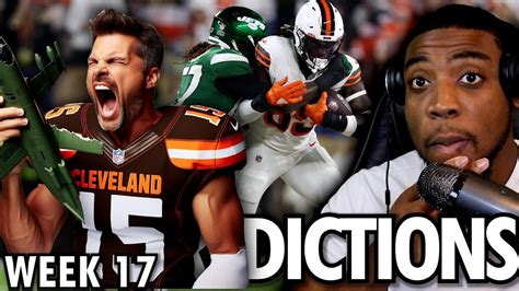 Week Predictions Browns Vs Jets Highlights Reaction Youtube