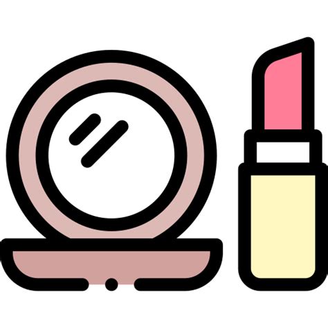 Make Up Detailed Rounded Lineal Color Icon