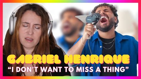 Gabriel Henrique I Don T Want To Miss A Thing Mireia Estefano