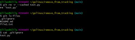 Solved Git Remove File From Tracking Practical Examples Golinuxcloud