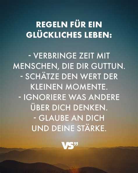 Regeln für ein glückliches Leben Verbringe Zeit mit Menschen dir