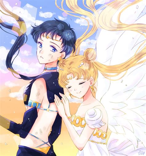 Tsukino Usagi Princess Serenity Seiya Kou And Sailor Star Fighter