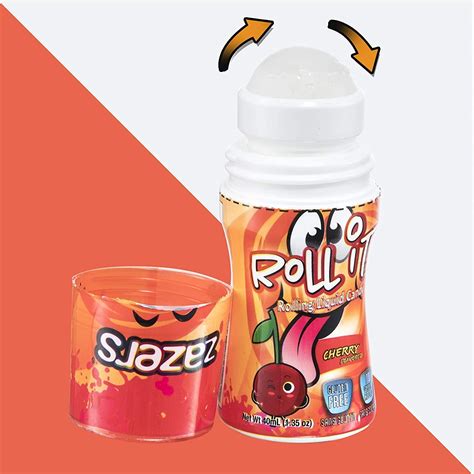 Roll It de Zazers Caramelo líquido de sabor ácido paquete de 12
