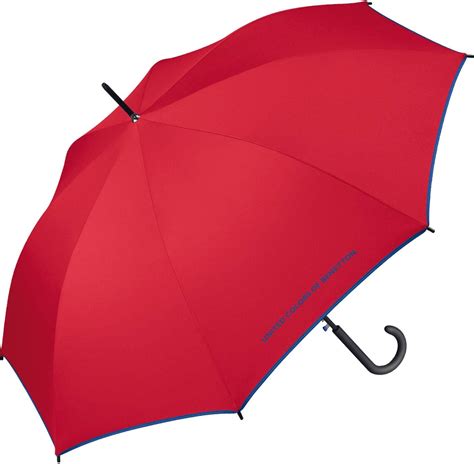 PARAGUAS AUTOMATICO 60 CM BENETTON RED Amazon It Moda