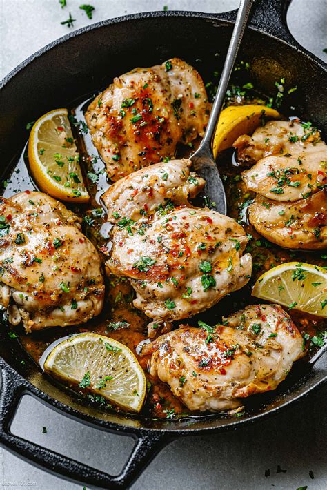 Lemon Garlic Herb Chicken Roasted Classy Entree Cookingclassy