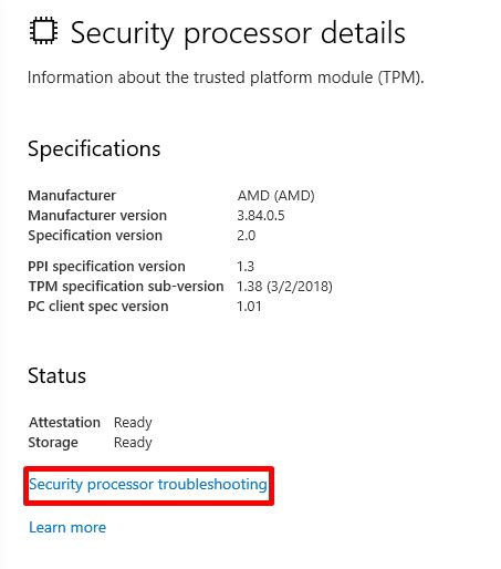 How To Fix Trusted Platform Module Has Malfunctioned