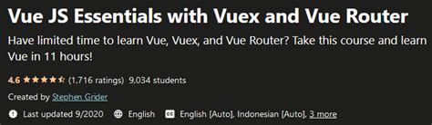 udemy vue js essentials with vuex and vue router 2020 8 downloadly