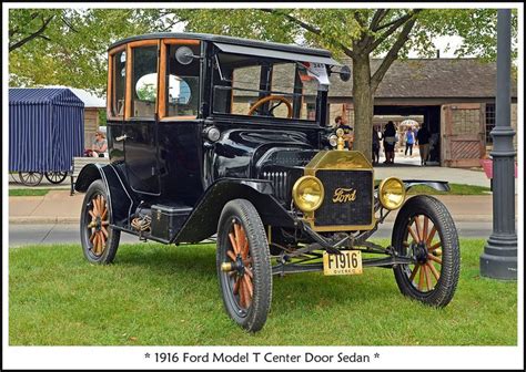 Ford Model T Center Door Sedan Classic Cars Vintage Ford