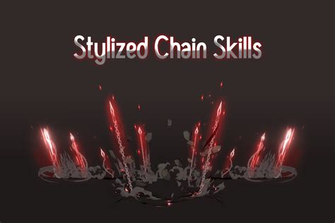 Stylized Chain Skills VFX Particles Unity Asset Store