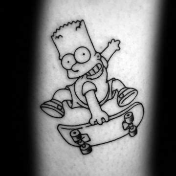 4 Originales Tatuajes De Bart Simpson En El Brazo Tatuajes De Portada