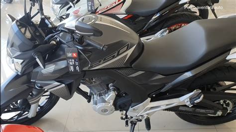 Nova CB Twister 250cc Cinza Fosco YouTube