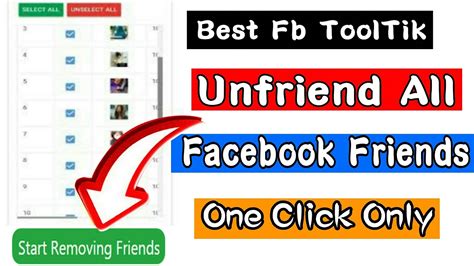 How To Unfriend All Facebook Friends In One Click 2021 Delete Or