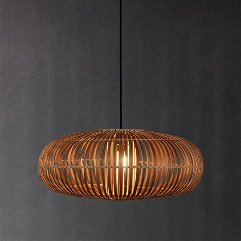 BuyJohn Lewis Talia Bamboo Rattan Ceiling Light Natural Online At