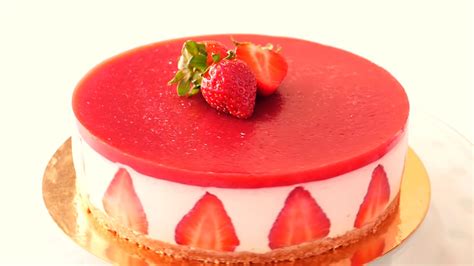 Tarta De Fresas Con Nata Y Queso Philadelphia Receta