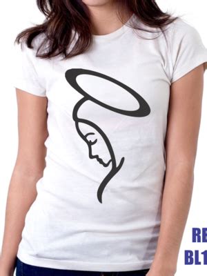 Camiseta Raglan Baby Look Maria Nossa Senhora Religiosa Compre