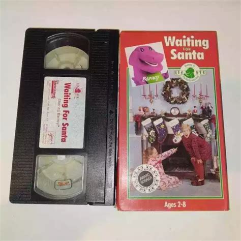 Barney Backyard Gang Waiting For Santa Vhs True Vintage