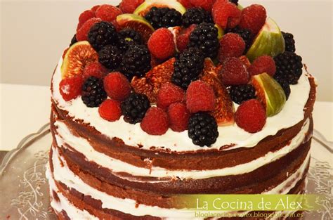 Naked Cake O Tarta Desnuda De Frutas Y Chantilly Con Mascarpone Cocina