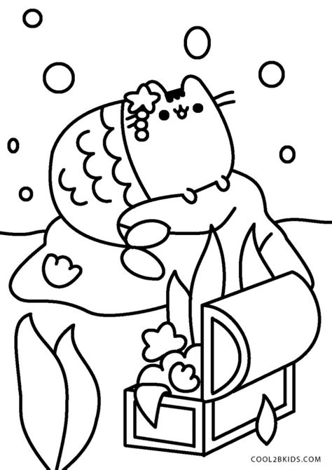 Dibujos de Pusheen para colorear Páginas para imprimir gratis