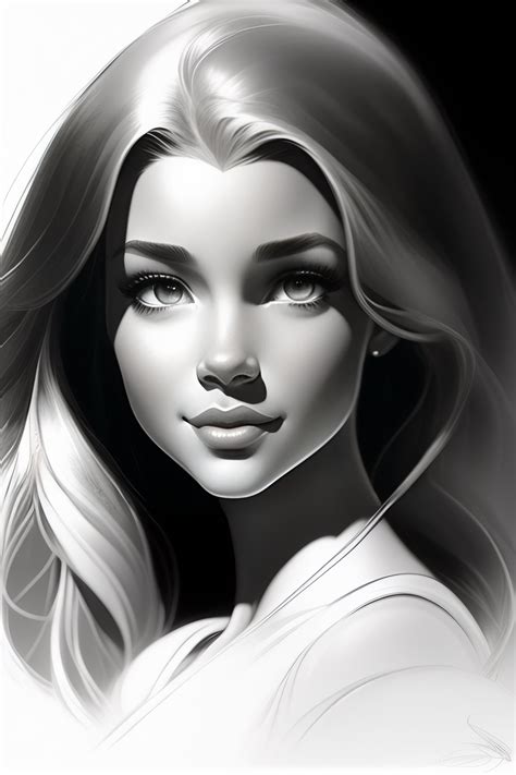 Lexica Sketch By Glen Keane Black And White Illustration By Glen