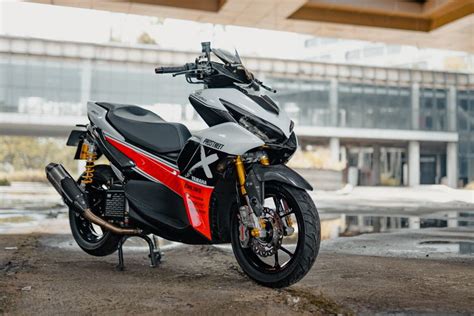Foto Modifikasi Yamaha All New Aerox 155 Kolaborasi Dengan Prostreet