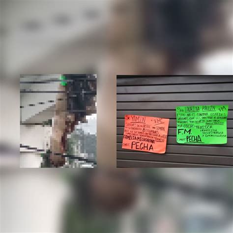 HORROR EN MÉXICO CUELGAN RESTOS HUMANOS EN PUENTE PEATONAL DE TOLUCA
