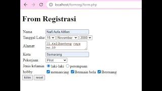 Tutorial Membuat Form Pendaftaran Dengan Html Css Php Mysql Part I