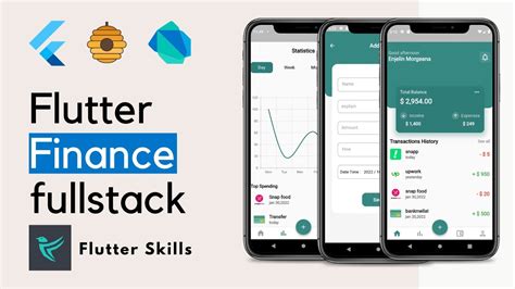 Flutter Finance App Full Course Flutter UI Design YouTube