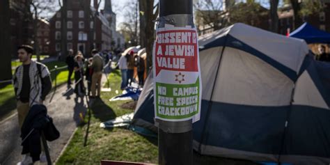 Harvards Antisemitism Begins In The Classroom Wsj