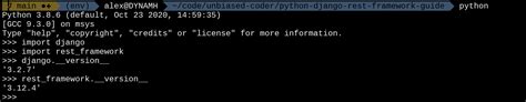 how to setup and use django rest framework python 3