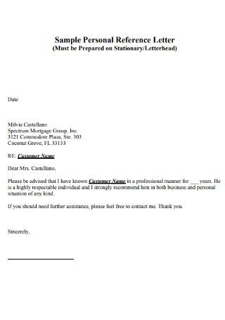 20 Sample Character Reference Letters In PDF MS Word