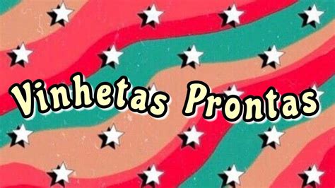 VINHETAS e INTROS prontas para baixar modelos editáveis YouTube