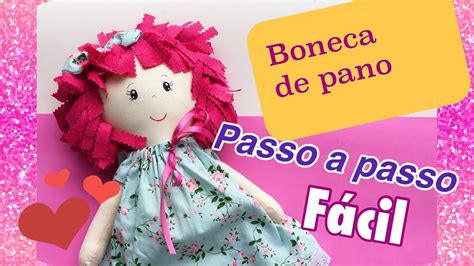 Boneca De Pano F Cil Passo A Passo Youtube