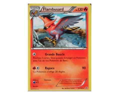Carte Holo Reverse FLAMBUSARD 130 PV 15 108 XY 06 Ciel Rugissan