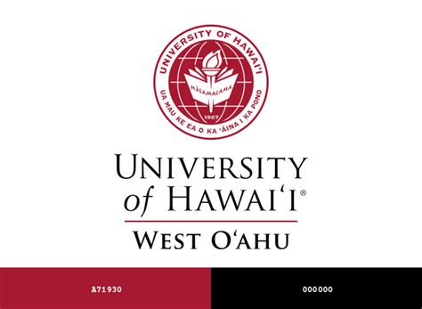 University of HawaiʻiWest Oʻahu UHWO Brand Color Codes