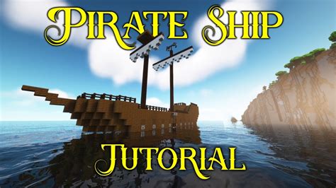 Minecraft Pirate Ship Tutorial
