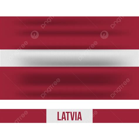 Agitando A Bandeira Nacional Da Letônia Vetor PNG Closeup Da Bandeira