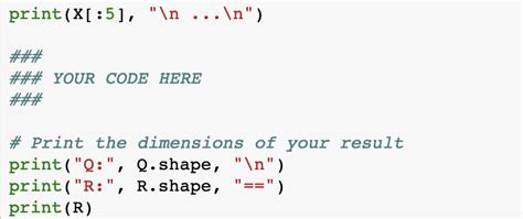 solved use numpy linalg qr to compute the qr