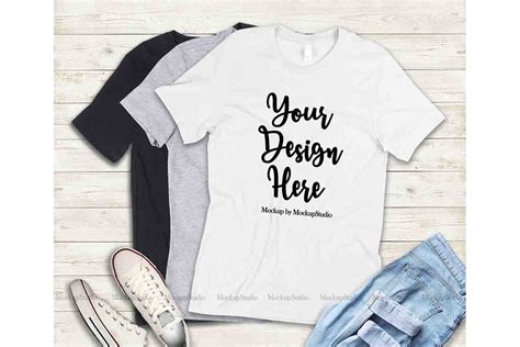 Multiple Color Bella Canvas 3001 Mockup Graphic By Mockup Station