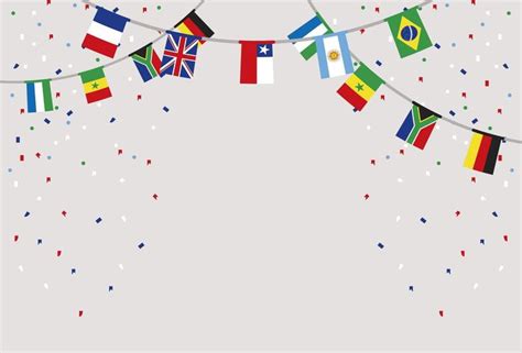 banderas de países en guirnaldas en 2023 Banderas Banderas del