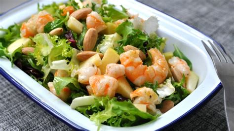 Ensalada de Langostinos Receta Fácil IdeasParaCocinar