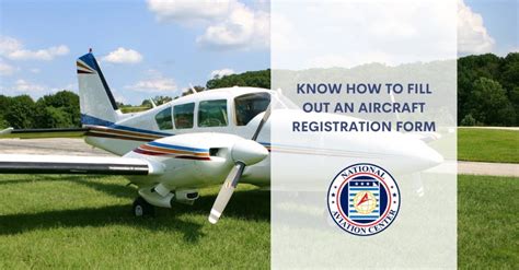 Know How To Fill Out An Aircraft Registration Form