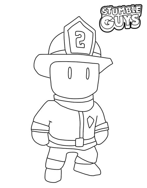 Coloriage Stumble Guys Imprimable télécharger et imprimer gratuit sur