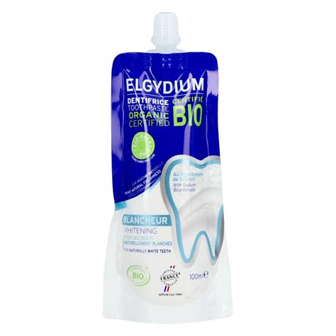 Achetez Elgydium Dentifrice Blancheur Bio 100ml En Ligne Multipharma Be
