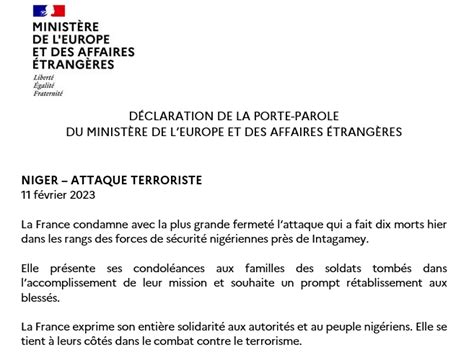 La France Au Burundi On Twitter RT Francediplo Niger