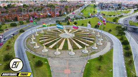 Monumento A Las Banderas Bogota Colombia Youtube
