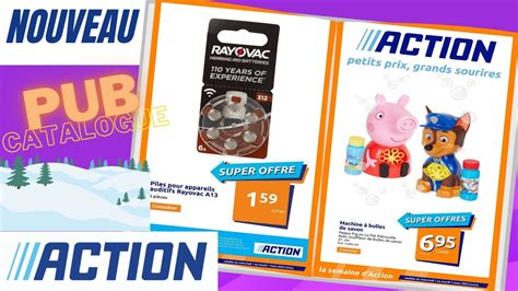 catalogue SEMAINE ACTION du 1 au 7 mars 2023 PUBLICITÉ FRANCE YouTube