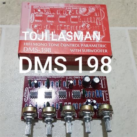 Jual Dms 198 Tone Control Parametric Parametrik Mono Bifet Middle Toa