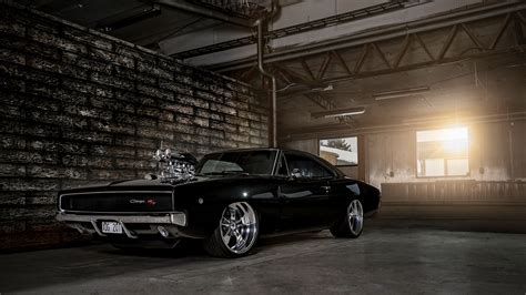 1970 Dodge Charger Rt Car Charger Classic Dodge 4K Wallpaper