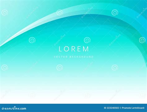 Abstract Soft Blue Geometric Curve Overlay Layer Background Stock