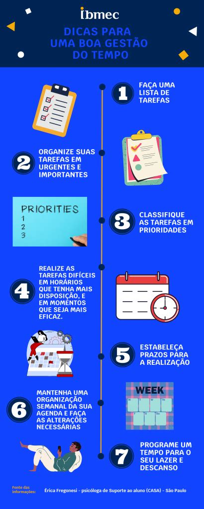 Gest O Do Tempo Saiba Como Organizar Seus Estudos Ibmec Insights